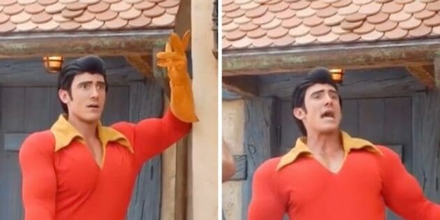 Video: Gaston Yells at Disney Guest For Disrespecting His Property