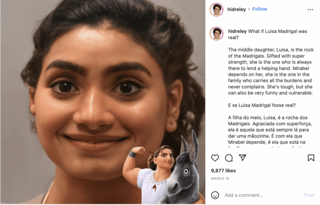 Artist Creates 'Encanto' Characters In Real Life