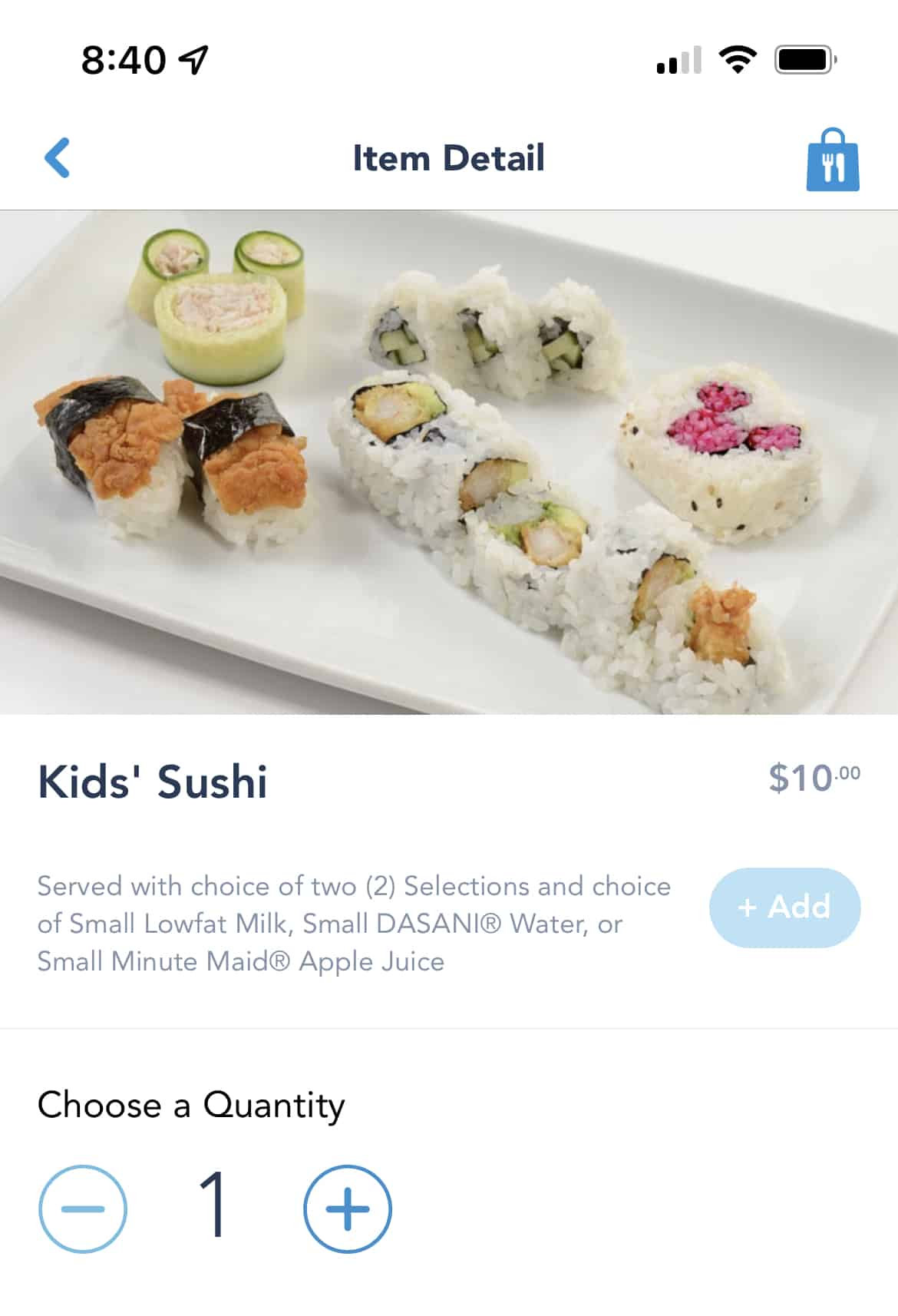 You Can Order Chicken Nugget Sushi at Disney!