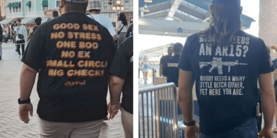 The Growing Problem of Vulgar, Offensive Shirts at the Disney Parks