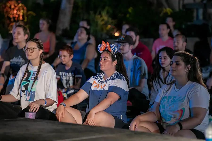 Disney Cast Members Practice Mindfulness in 'Star Wars'-Themed Event