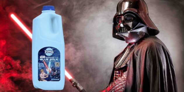 'Star Wars' Blue Milk Hits Grocery Stores in Bizarre Partnership